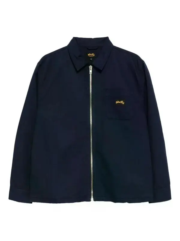 STAN RAY Logo-patch Jacket - Blue