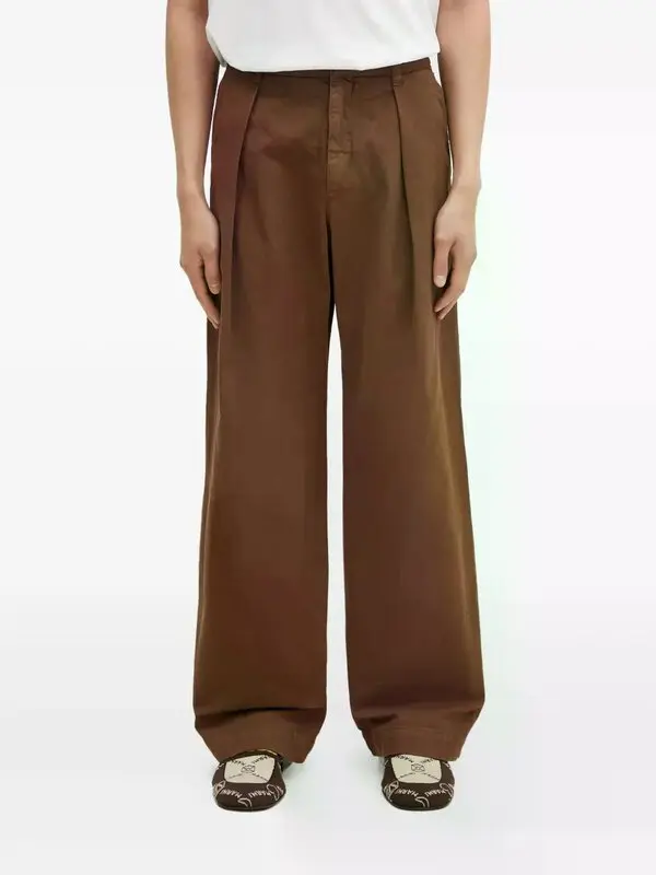 Wood Wood Pleated-front Trousers