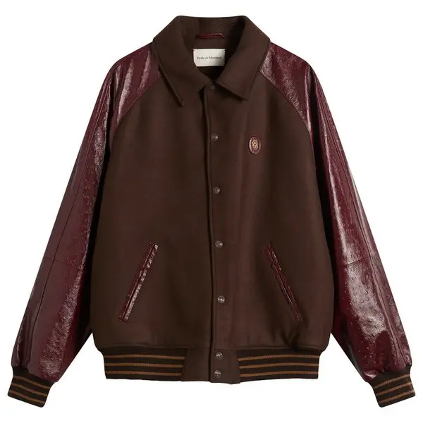 Drole De Monsieur Wool And Leather Teddy Jacket