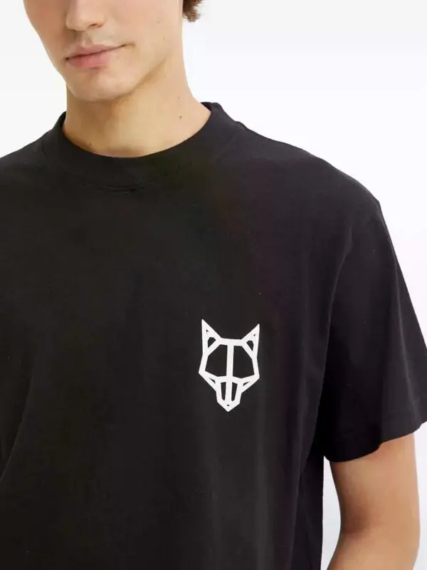 NAKED WOLFE Logo-print T-shirt - Black