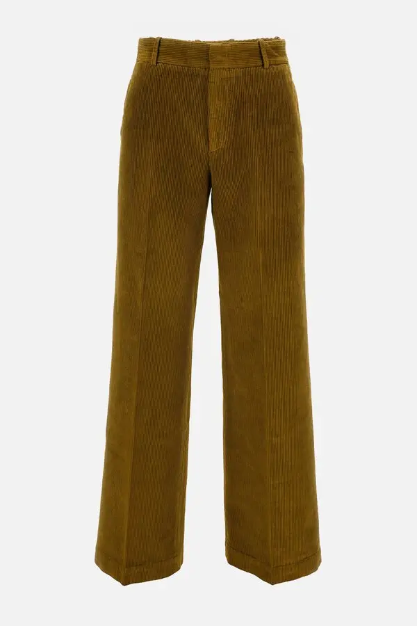 CELLAR DOOR Ribbed Straight-leg Trousers