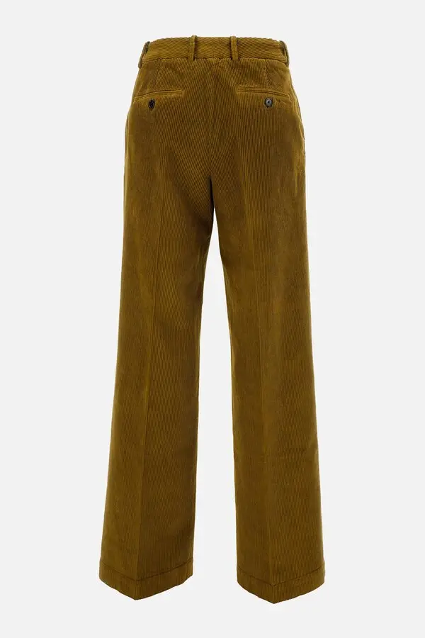 CELLAR DOOR Ribbed Straight-leg Trousers