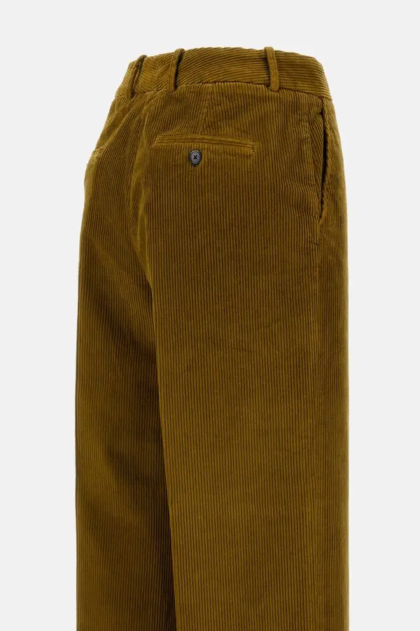 CELLAR DOOR Ribbed Straight-leg Trousers