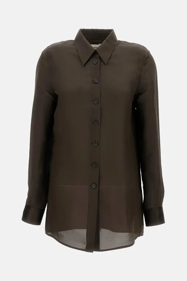 Khaite Auryn Shirt - Marrone