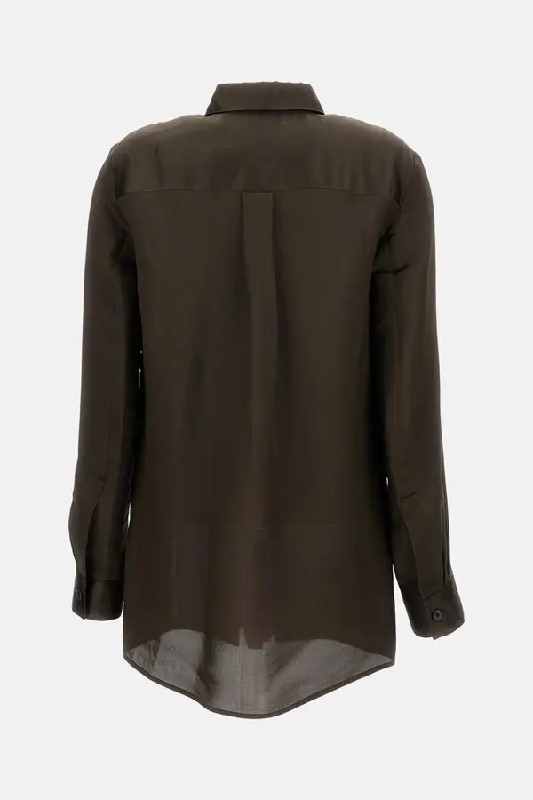 Khaite Auryn Shirt - Marrone