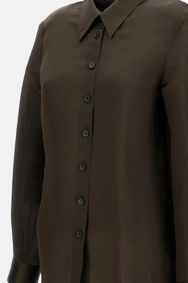 Khaite Auryn Shirt - Marrone