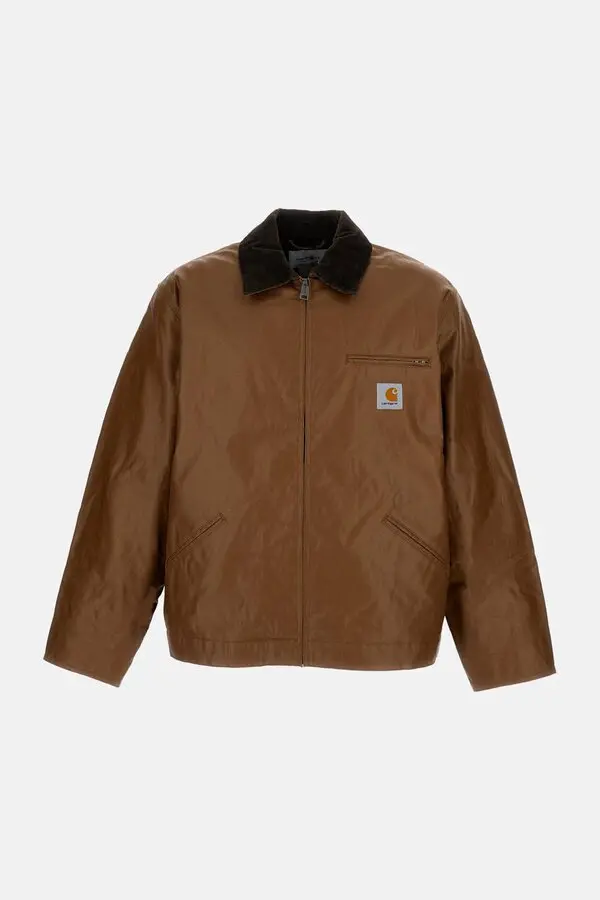 Carhartt Work In Progress Og Dean Cotton Canvas Blazer - Brown