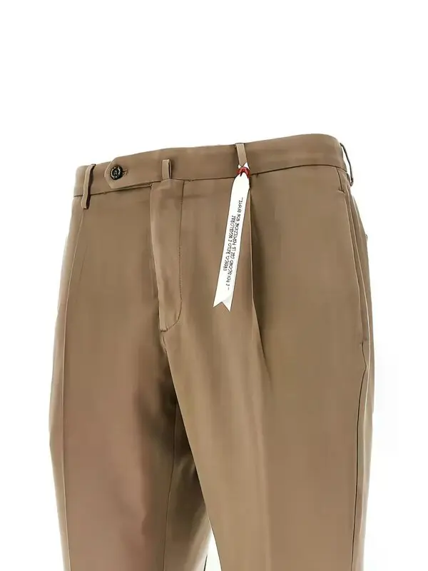 SANTANIELLO Pleated Front Trousers