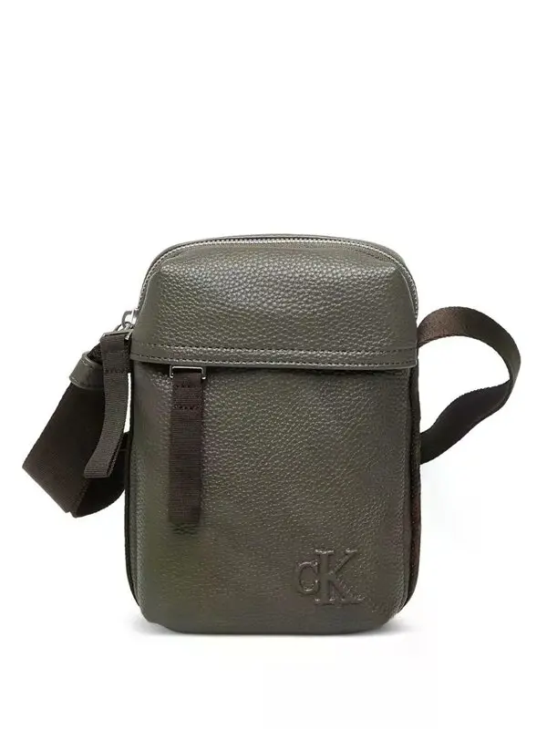Calvin Klein Logo-motif Messenger Bag - Green