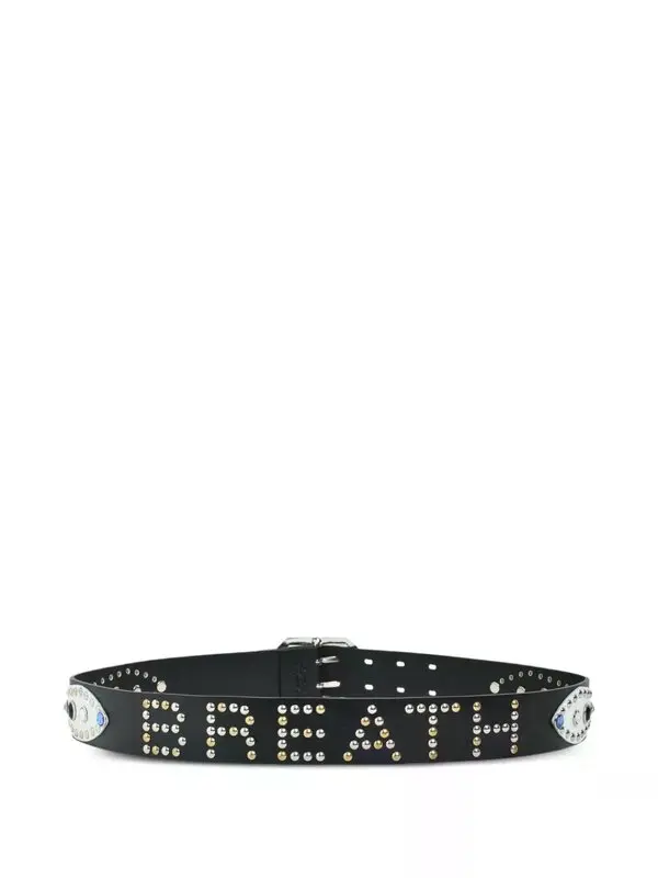 BREATH Studded Leather Belt
