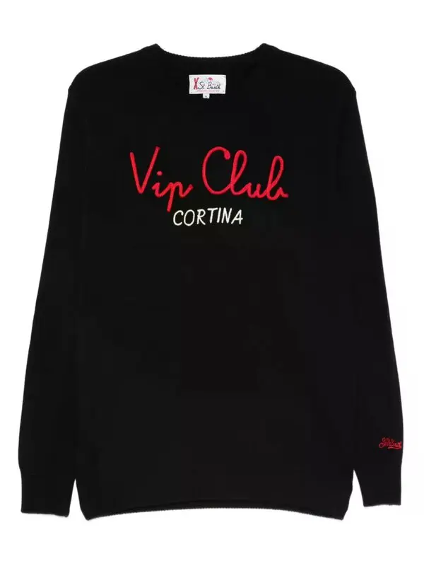 MC2 SAINT BARTH Embroidered Crew-neck Sweater