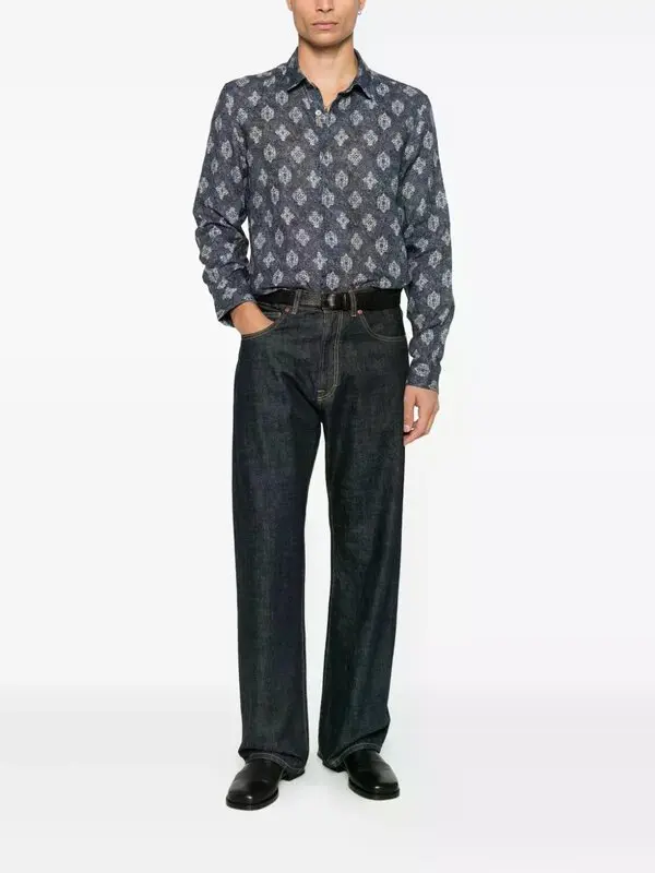 John Varvatos Patterned Shirt