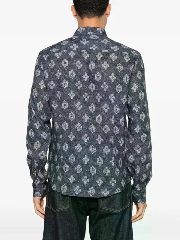 John Varvatos Patterned Shirt