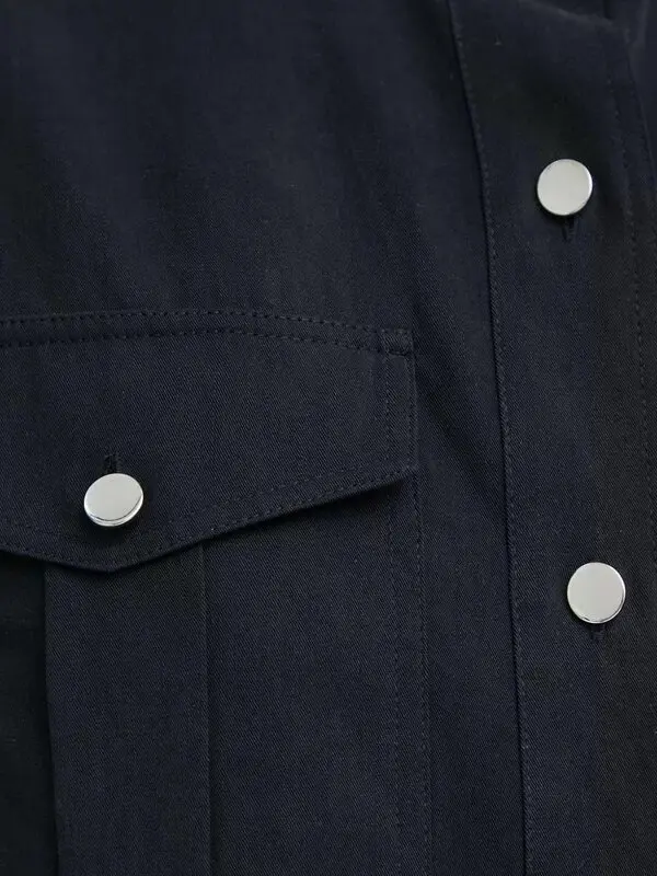 Theory Button-up Shirt With Pocket Detail