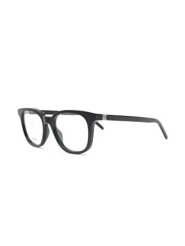 Kenzo Logo-hinge Round Frame Glasses
