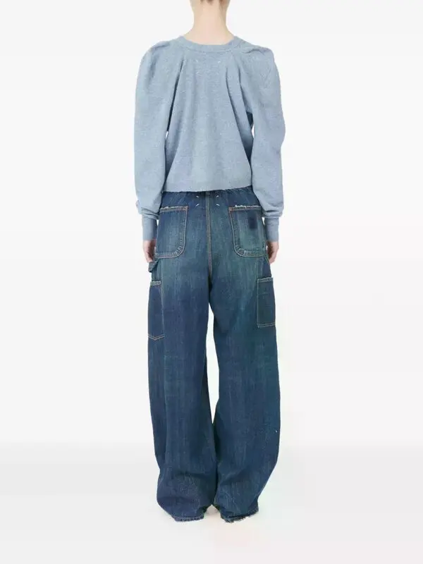 MAISON MARGIELA Wool Cardigan - Blue