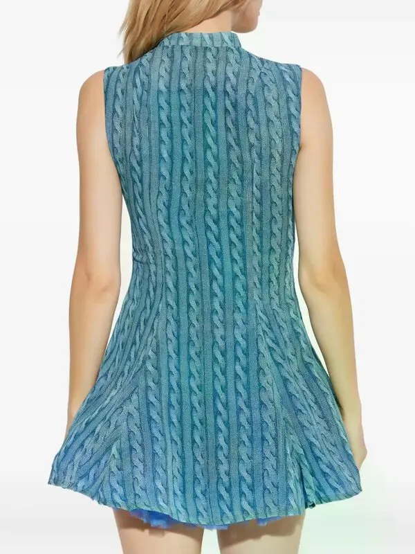 AVAVAV Cable-print Mini Dress