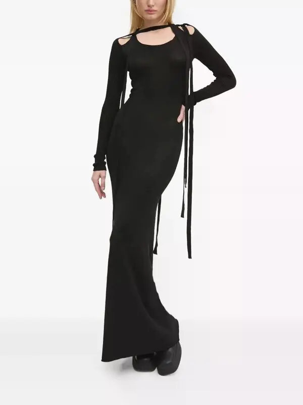 Y/project Cut-out Tie Maxi Dress