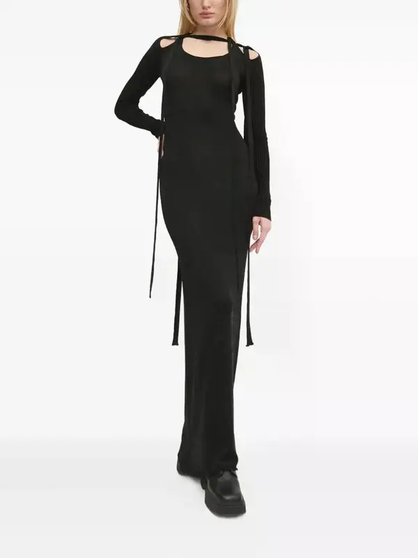 Y/project Cut-out Tie Maxi Dress