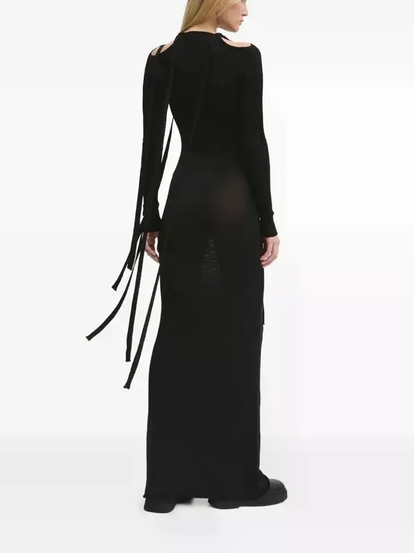 Y/project Cut-out Tie Maxi Dress