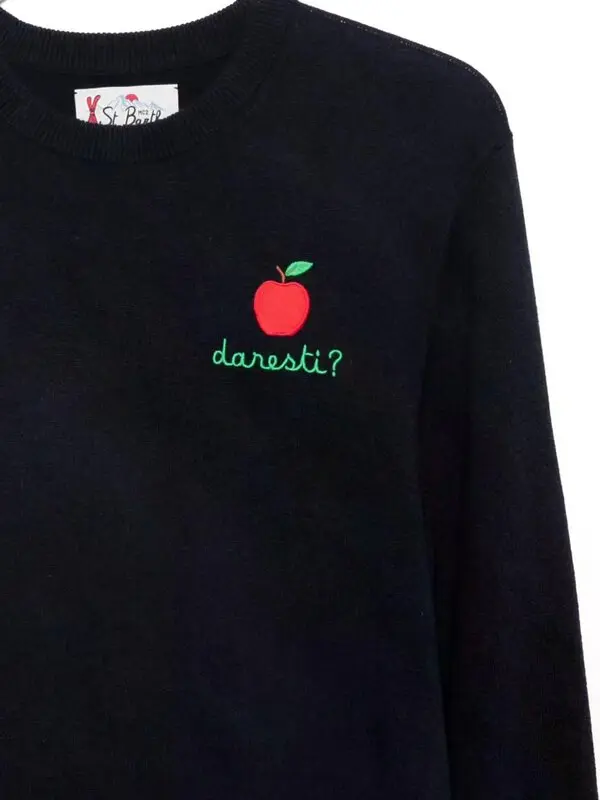 MC2 SAINT BARTH Apple-motif Wool Sweater