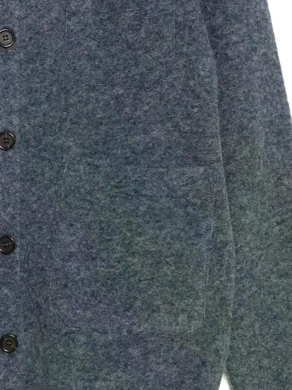 Universal Works V-neck Cardigan - Blue