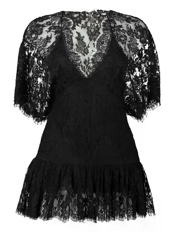 Chloé Lace Ruffled Blouse