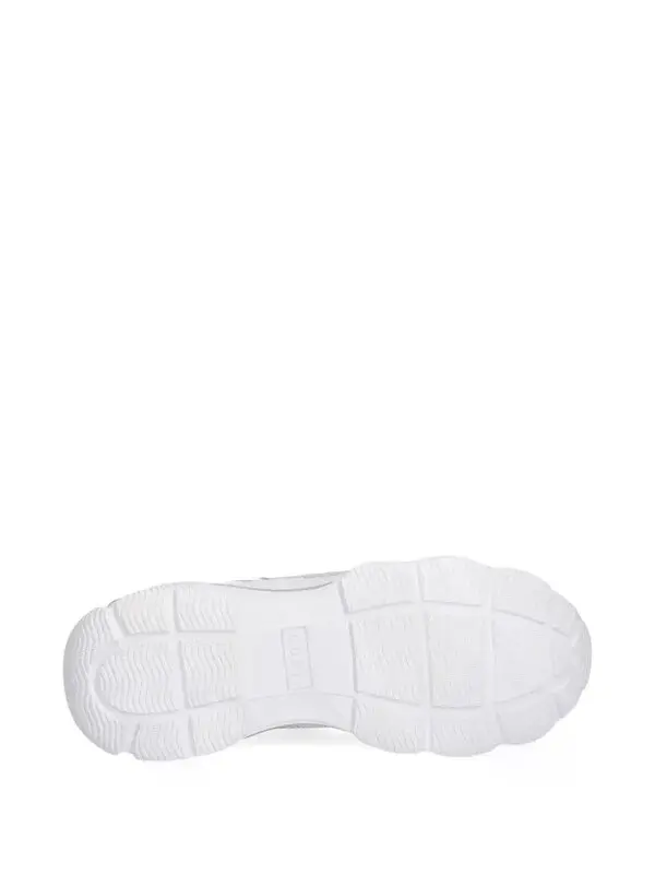 Guess Perforated Logo Low-top Sneakers - Silver