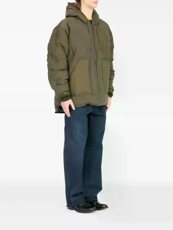 MAISON MARGIELA Hooded Padded Jacket - Green