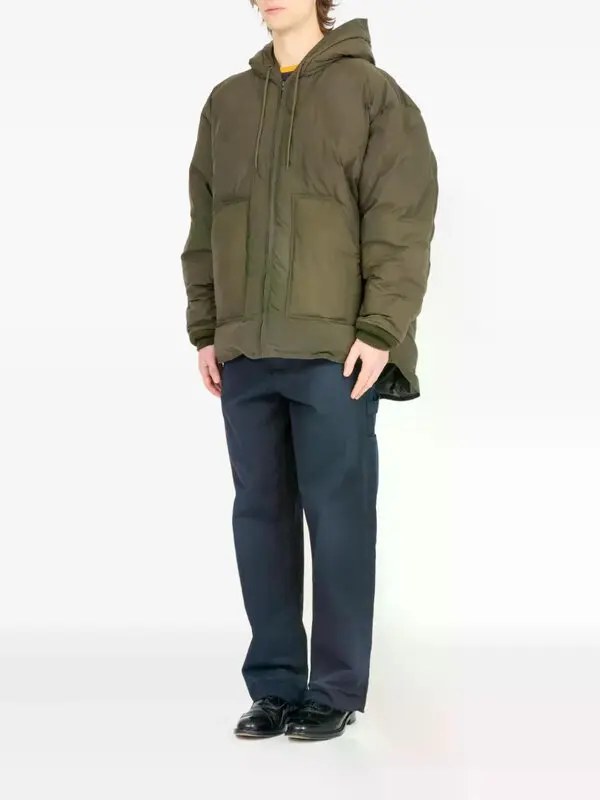 MAISON MARGIELA Hooded Padded Jacket - Green