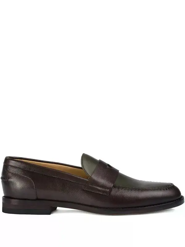 DOUCAL'S Leather Penny Loafers