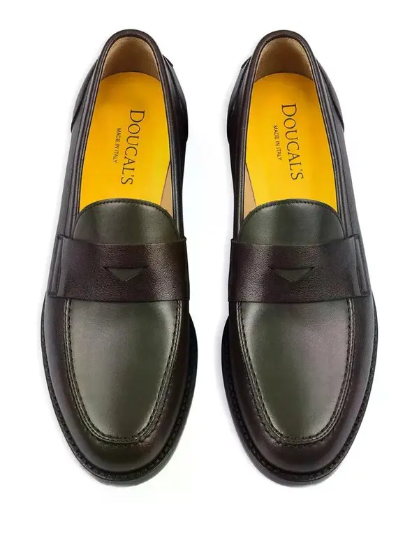 DOUCAL'S Leather Penny Loafers