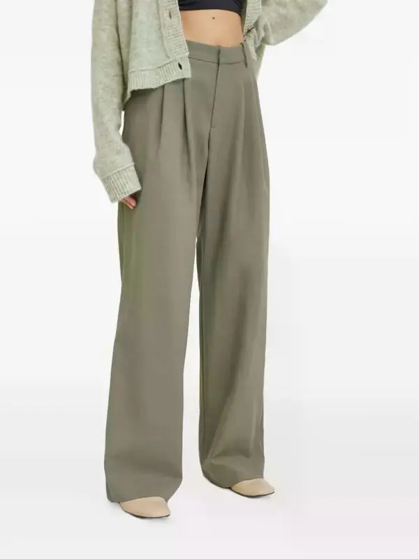 WON HUNDRED Pleated Wide Leg Trousers