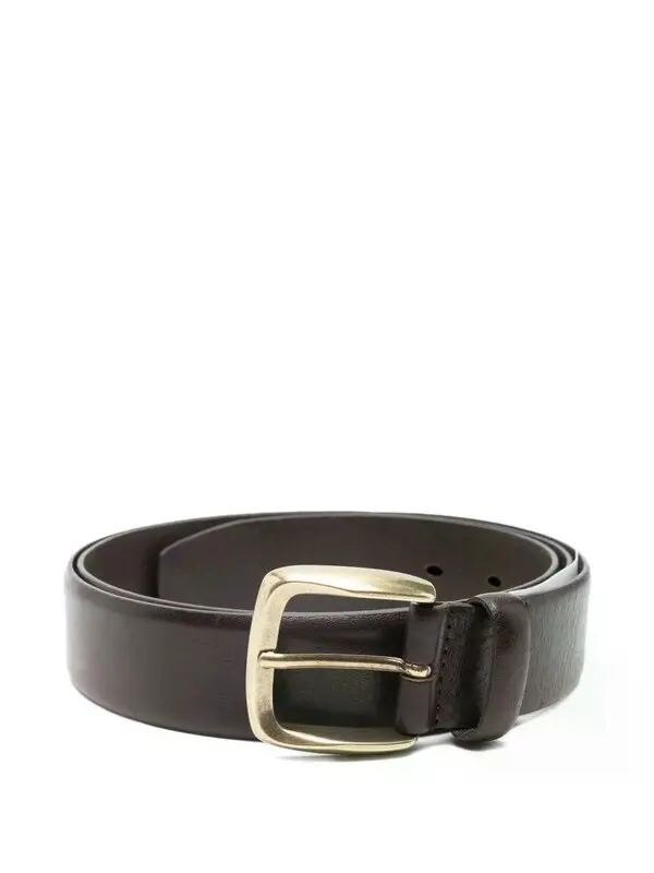 Aspesi Buckle Leather Belt - Brown