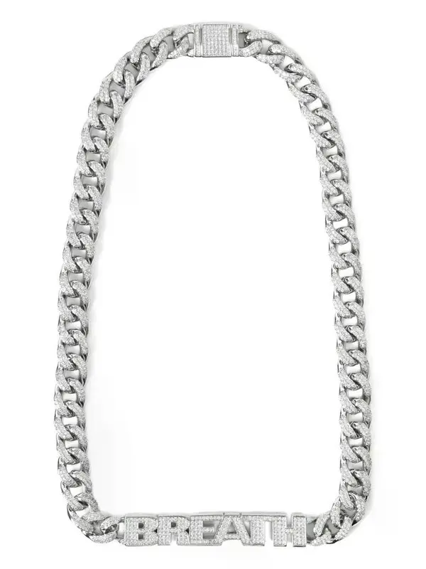 BREATH Cuban-link Necklace - Silver
