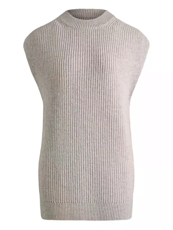 12 STOREEZ Ribbed Merino Wool Vest