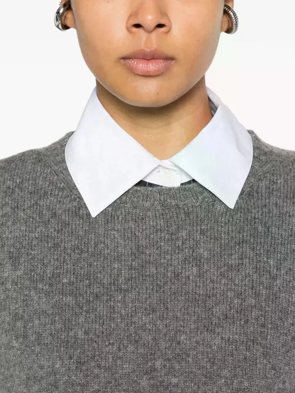 Plan C Crewneck Top - Grey