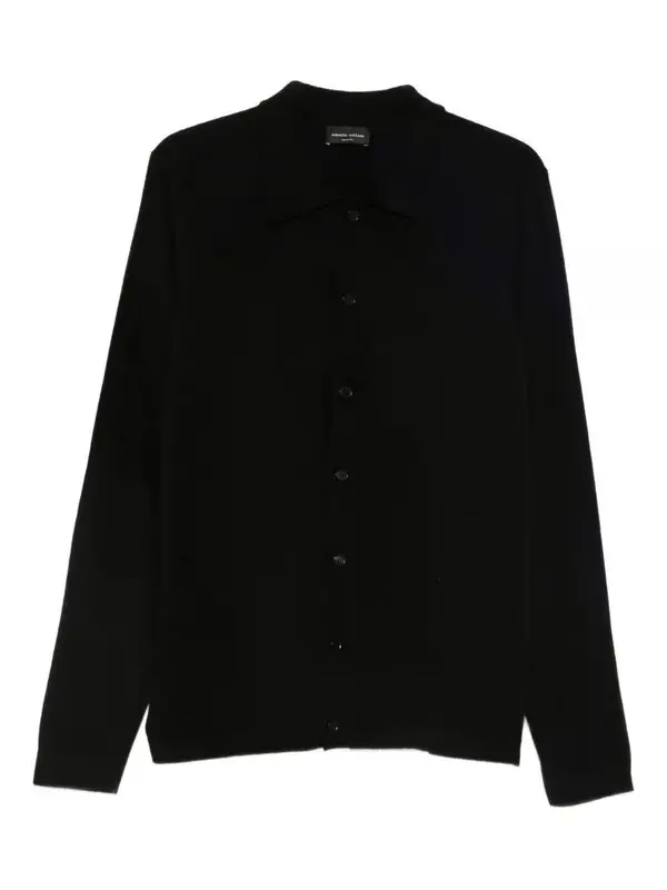 ROBERTO COLLINA Collared Buttoned Cardigan