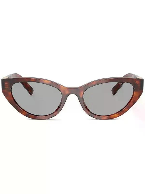 Miu Miu Cat-eye Frame Sunglasses - Brown