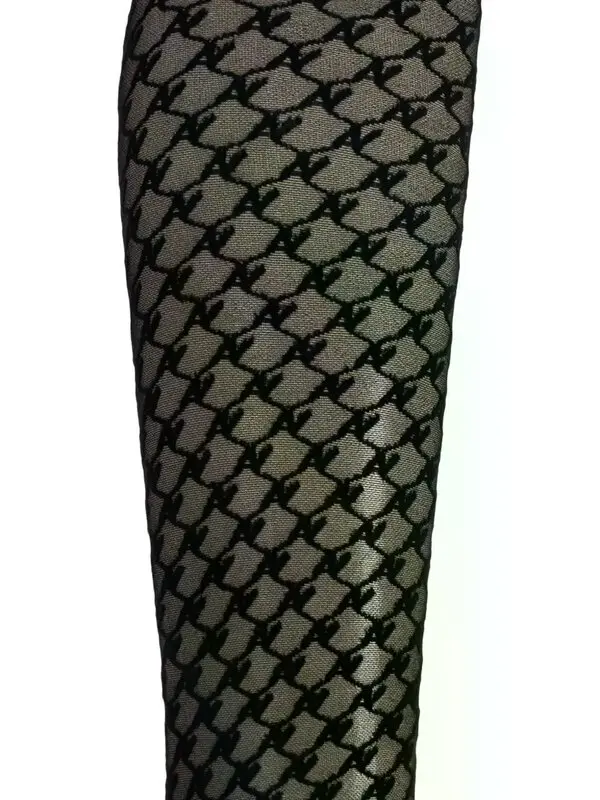 AVAVAV Geometric-patterned Tights - Black
