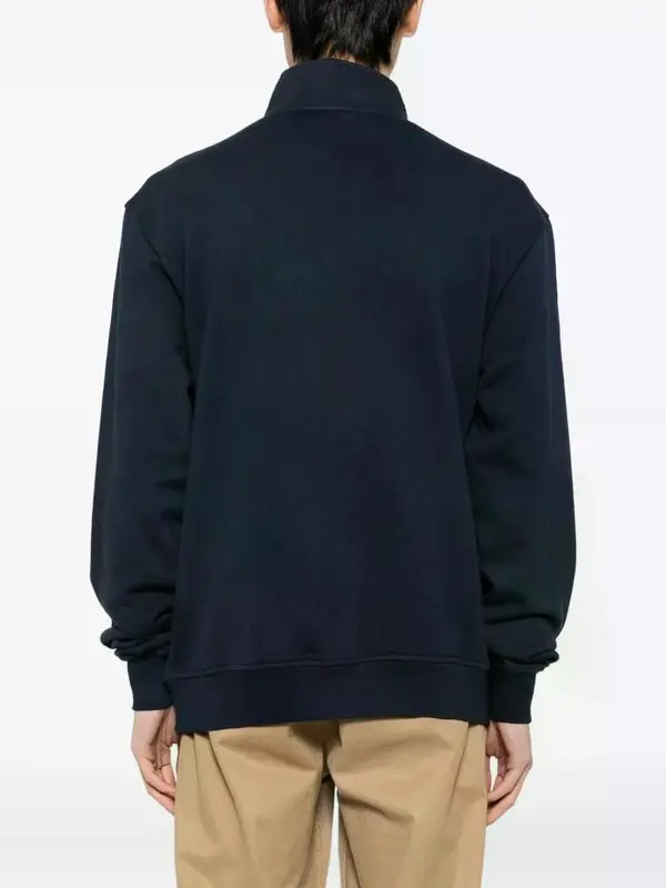 MALBON Collegiate Half-zip Sweatshirt