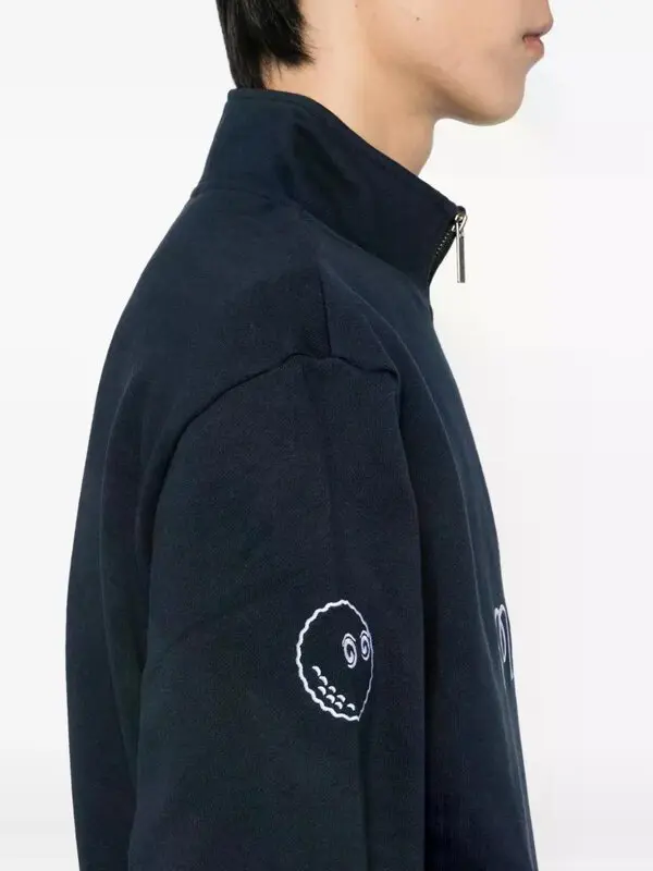 MALBON Collegiate Half-zip Sweatshirt