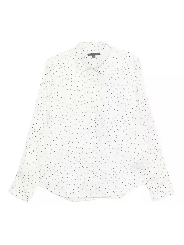 John Varvatos Dotted-pattern Shirt