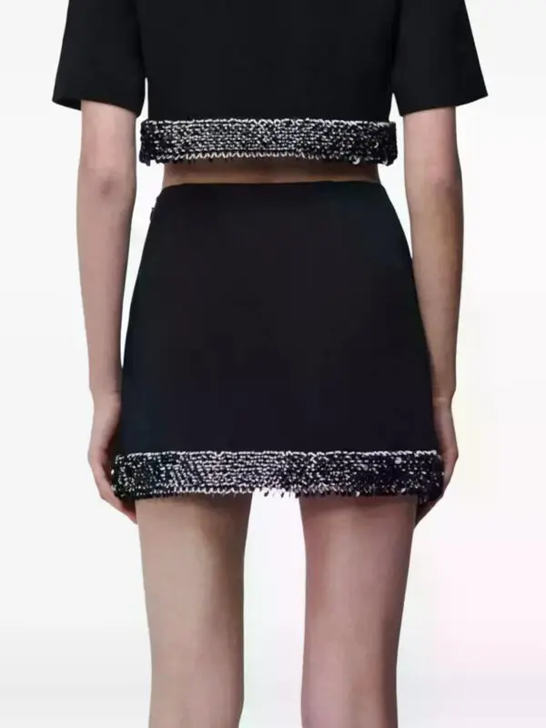 Simkhai Dua Embellished Mini Skirt