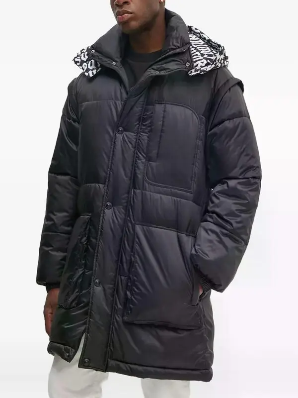 Versace Hooded Padded Coat