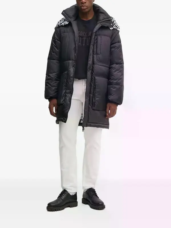 Versace Hooded Padded Coat