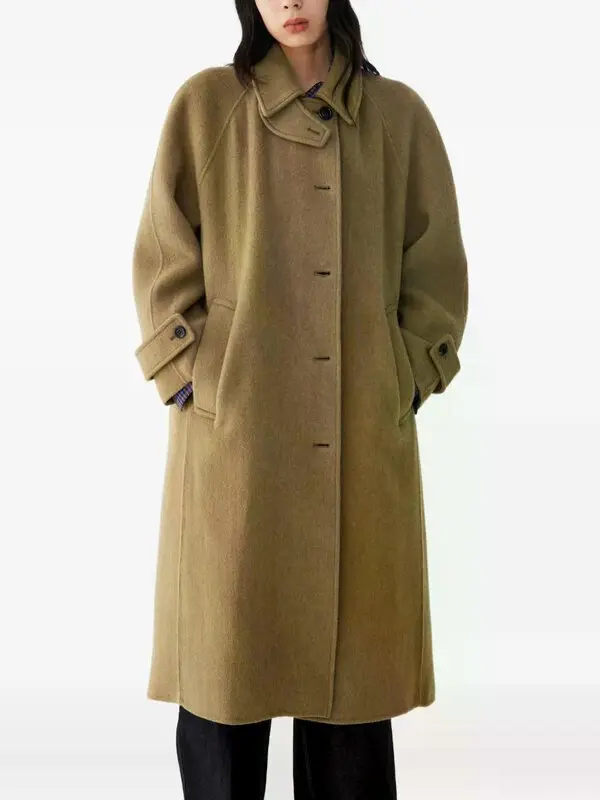 STUDIO TOMBOY Single-breasted Wool Coat - Neutrals