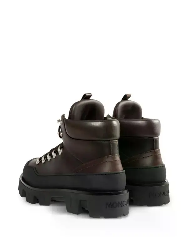 Moncler 50mm Peak Trek Boots - Brown