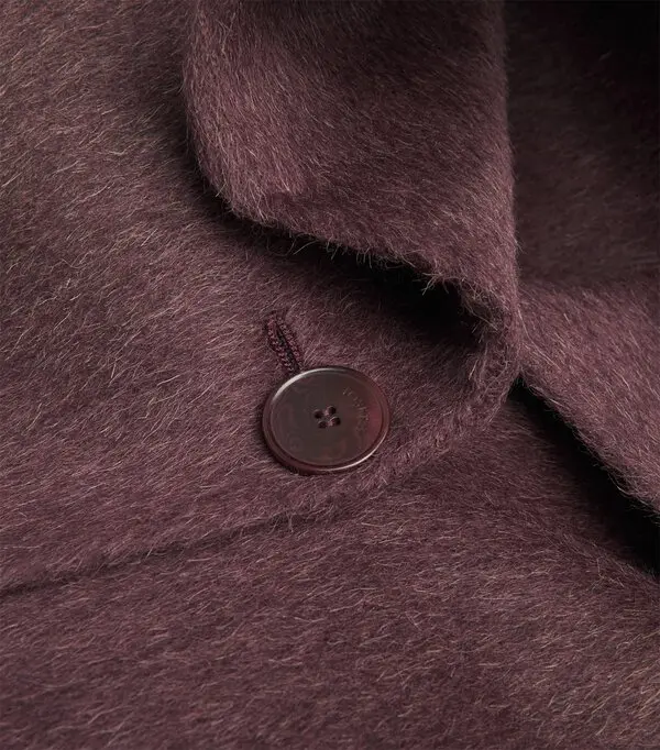 JOSEPH Brushed Double-faced Alpaca-wool-silk Yves Coat