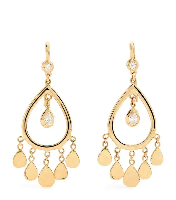 Jacquie Aiche Sophia Shaker Earrings - Gold